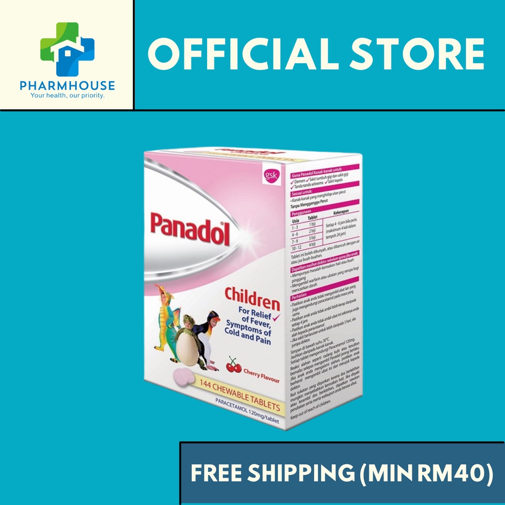 Panadol Chewable Tablets for Children 120mg 12's | Shopee Malaysia