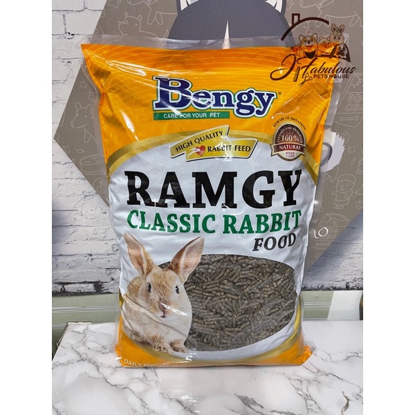 Bengy Ramgy Classic Rabbit Food 5kg /Arnab makanan pellet 5kg - 6050 ...