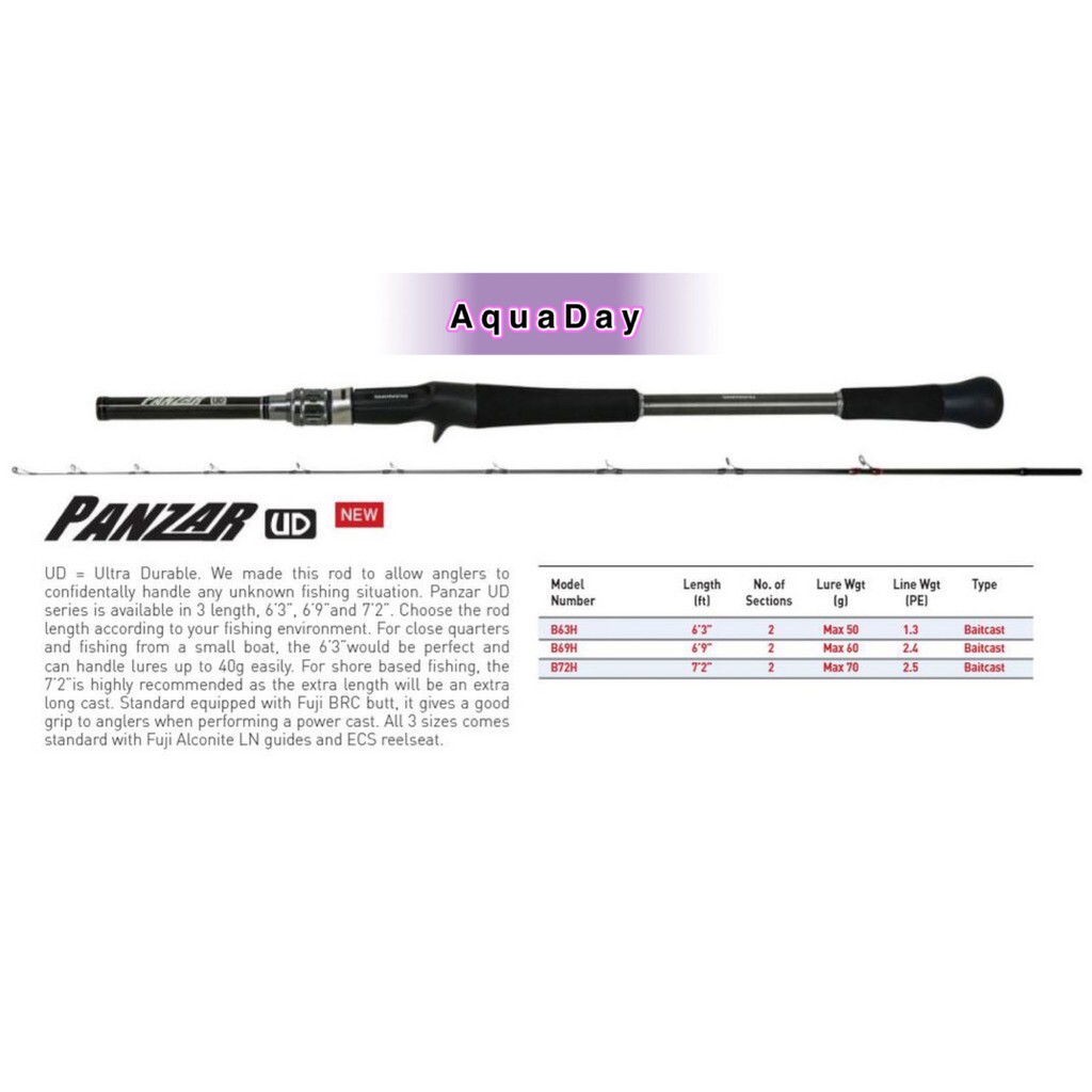 SHIMANO PANZAR UD BC ROD | Shopee Malaysia