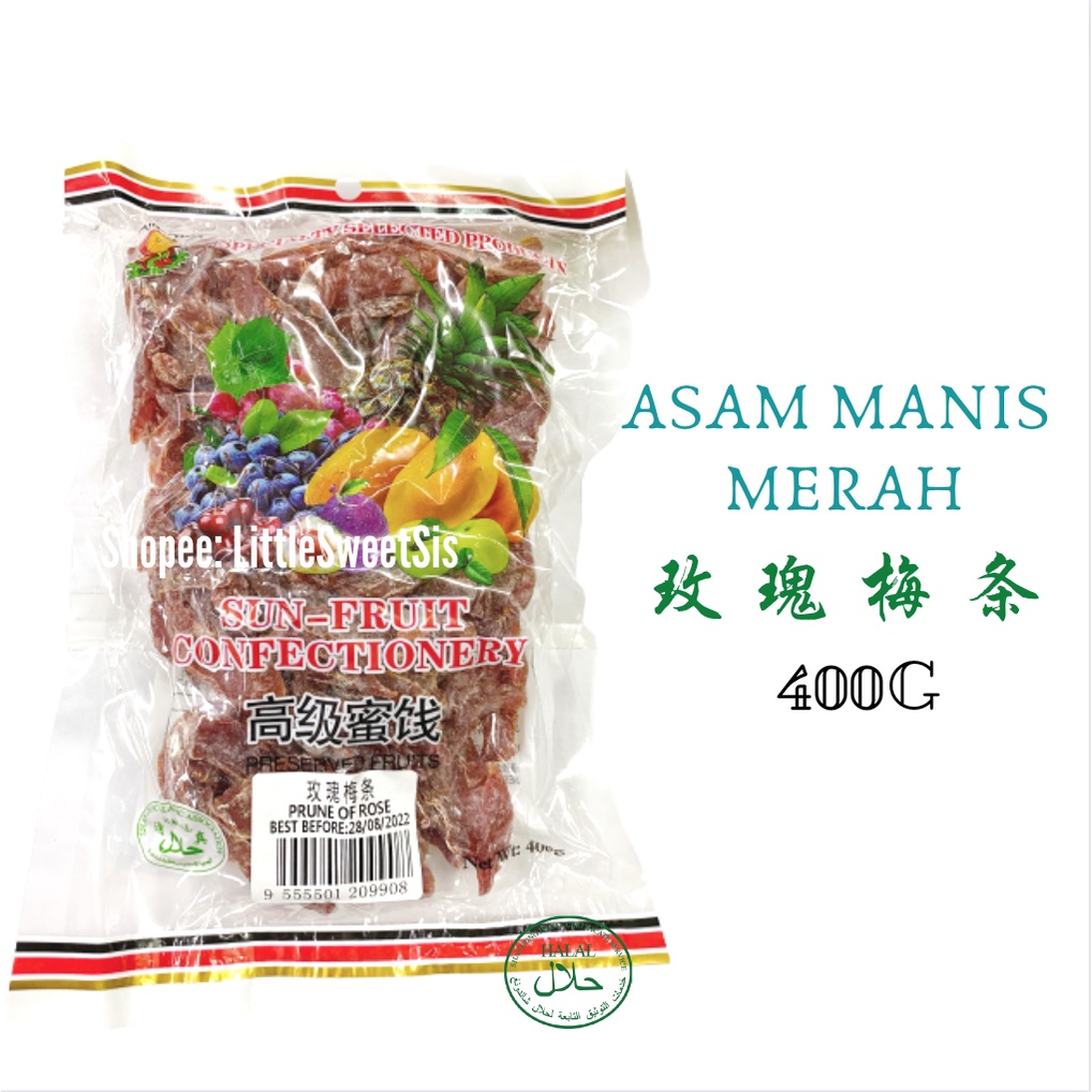 ASAM MANIS HITAM/ASAM MANIS MERAH/ PRUNE KERING/ BUAH CINTA / ASAM ...