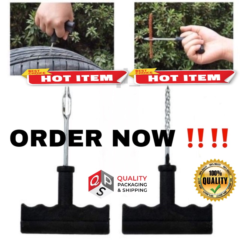 Set Tubeless Repair Kit Set Cacing Membaiki Tayar Bocor/ Motosikal ...