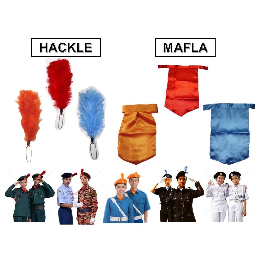 MAFLA | MUFFLER | HACKLE | JAMBUL | BULU TOPI (kawad kadet persatuan ...