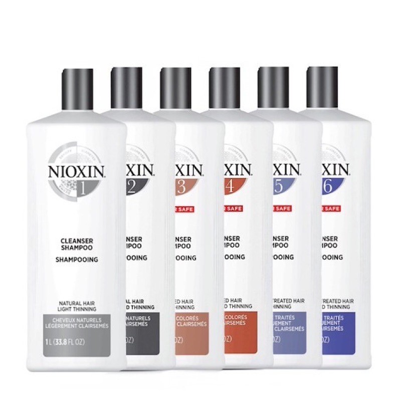 Nioxin System 1/2/3/4/5/6 Cleanser Shampoo Or Conditioner 1000ml ...