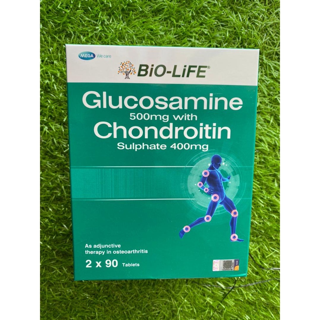 BiOLIFE Glucosamine 500mg with Chondroitin Sulphate 400mg (90's x2 ...