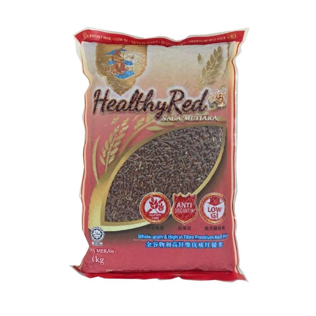 Dragon Healthy Naga Mutiara Red Rice 1kg (Vacuum Pack) | Shopee Malaysia