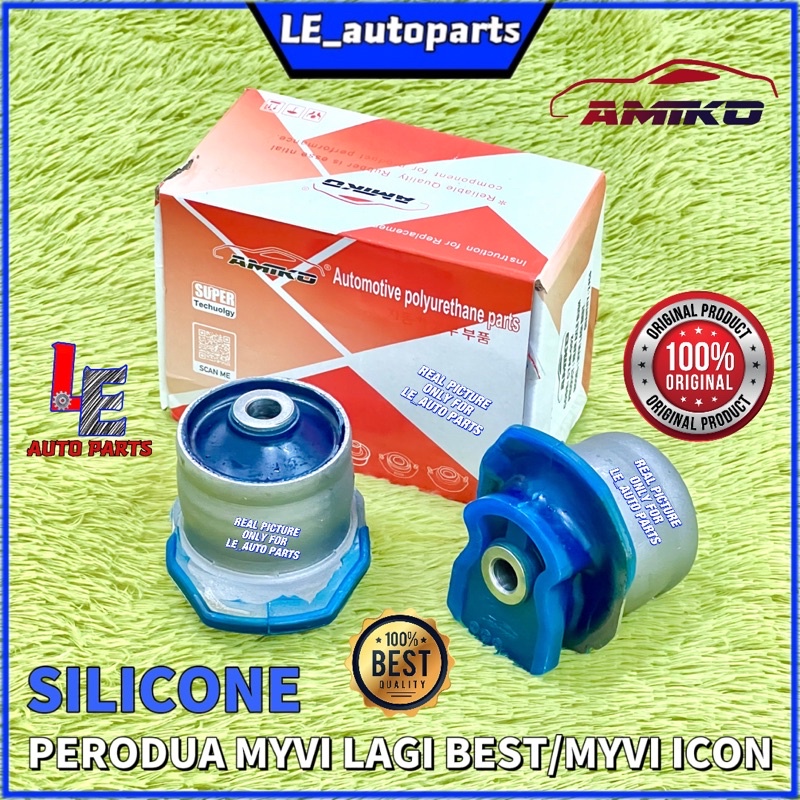 ORIGINAL AMIKO FULL SILICONE REAR AXLE BUSH ALXE BUSH PERODUA MYVI LAGI ...