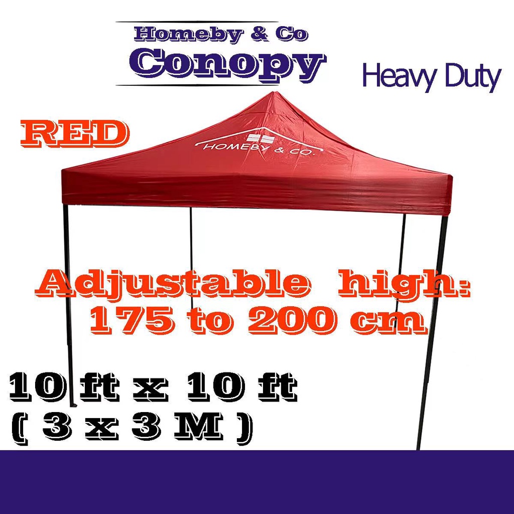HOMEBY Night Market Canopy 10x10 Heavy Duty Kelambu Khemah 10x10 Khemah ...