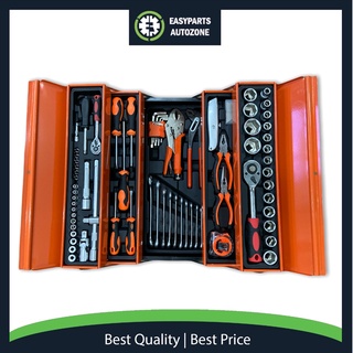 Autozone 85pcs tools set Cantilever Metal Tool Box Set 5 Tier 85pcs ...