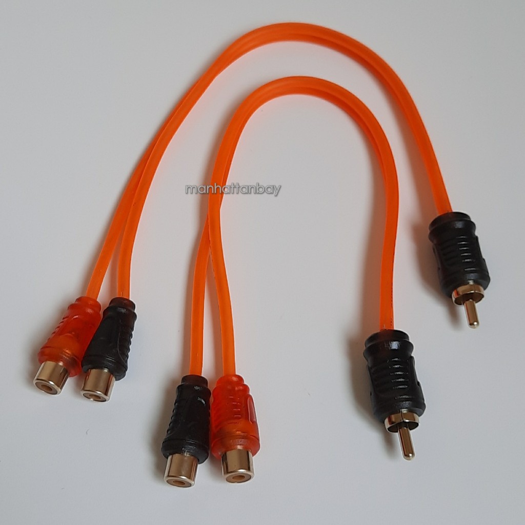 Rca Jack Y DHD Cable Plugs 1 Male to 2 Girls (1M to 2F) | Shopee Malaysia