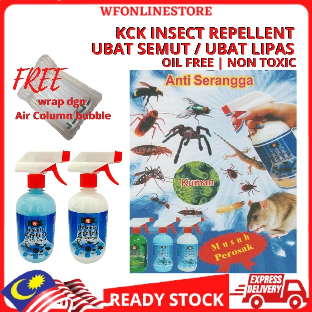KCK Insect Repellent Spray Ubat Lipas Anai anai Cicak Pepijat viral ...