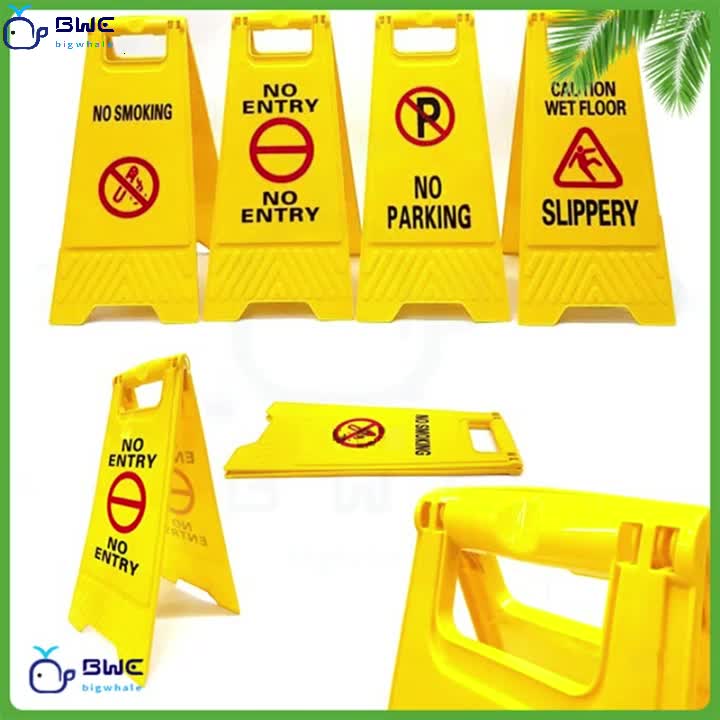 【Fast delivery】SLIPPERY WET FLOOR CAUTION SIGN BOARD NO ENTRY SIGN ...