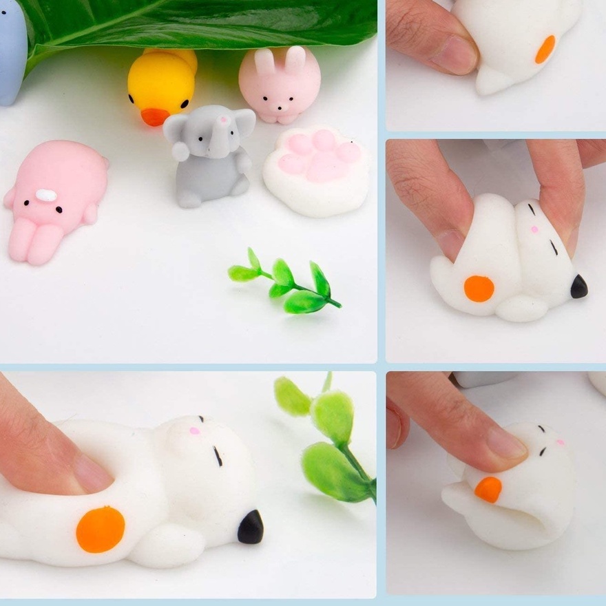 Fepito Cute Cartoon Animal Squishy Mochi Soft Toys for Kids Birthday ...