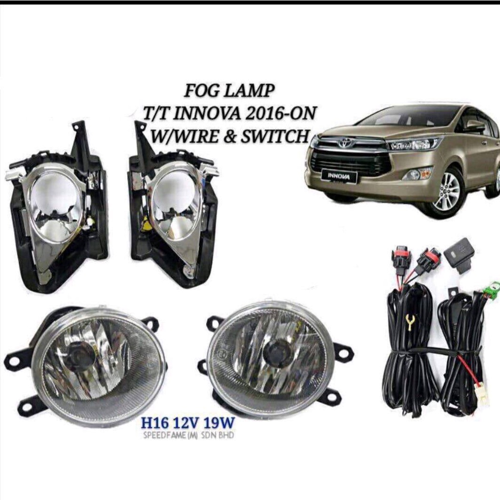 Toyota Innova Avanza Front Fog Lamp Fog Light Spot Light And Fog Lamp ...