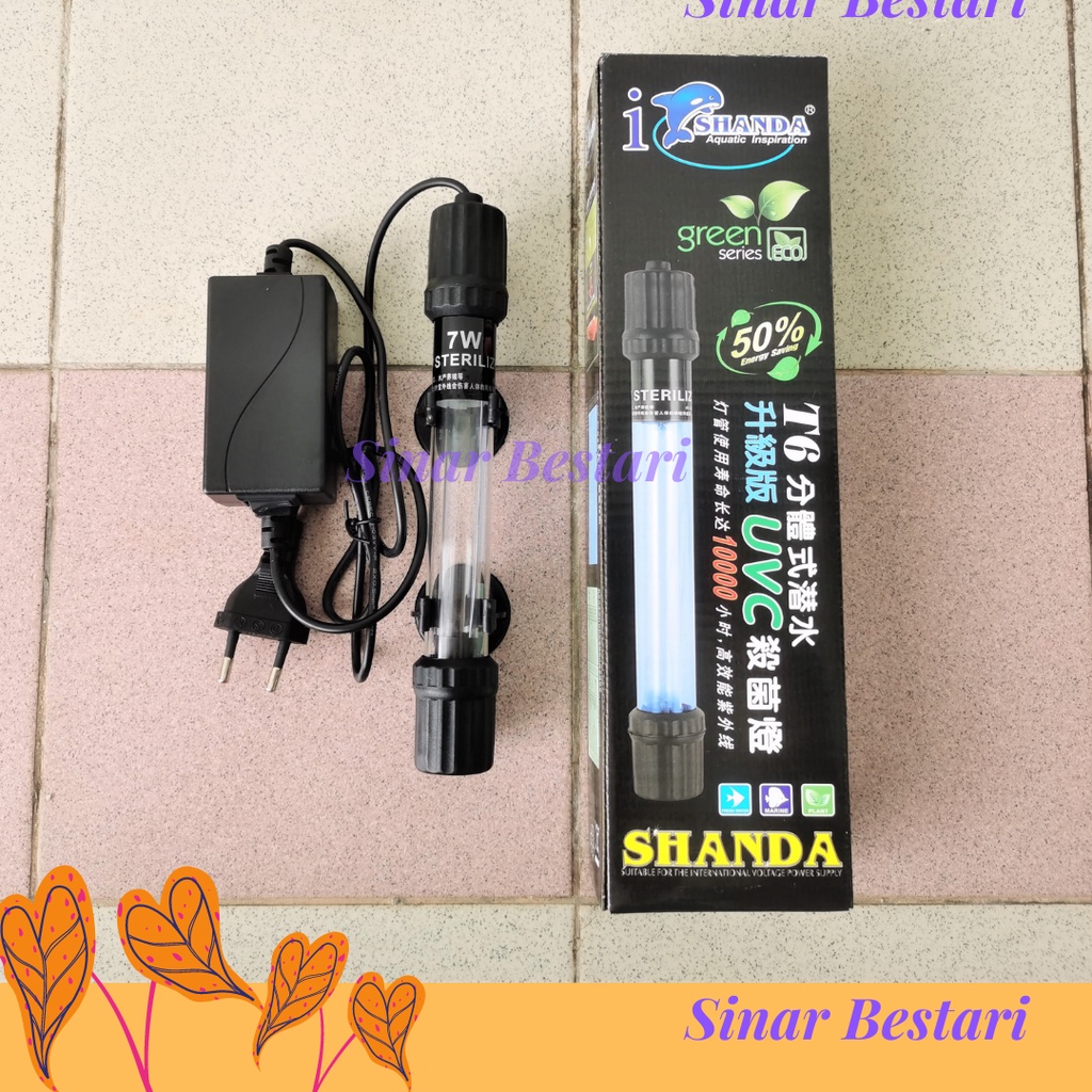 UV Light UVC Sterilizer Algae Lampu Lamp Submerse iShanda Aquarium Fish ...