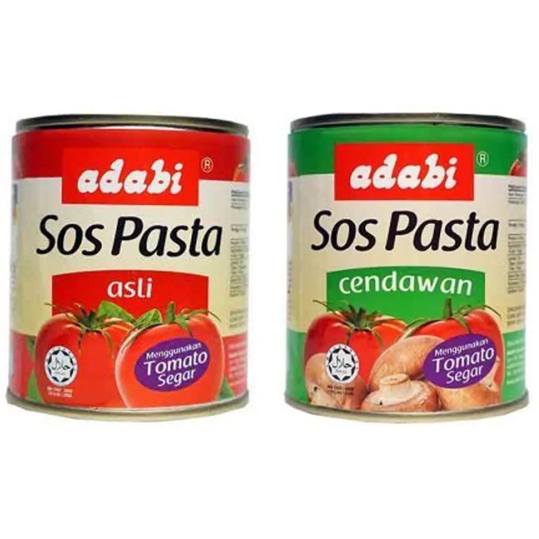 🍄🍝[READY STOCK] ADABI SOS PASTA ASLI DAN SOS PASTA CENDAWAN DALAM TIN ...