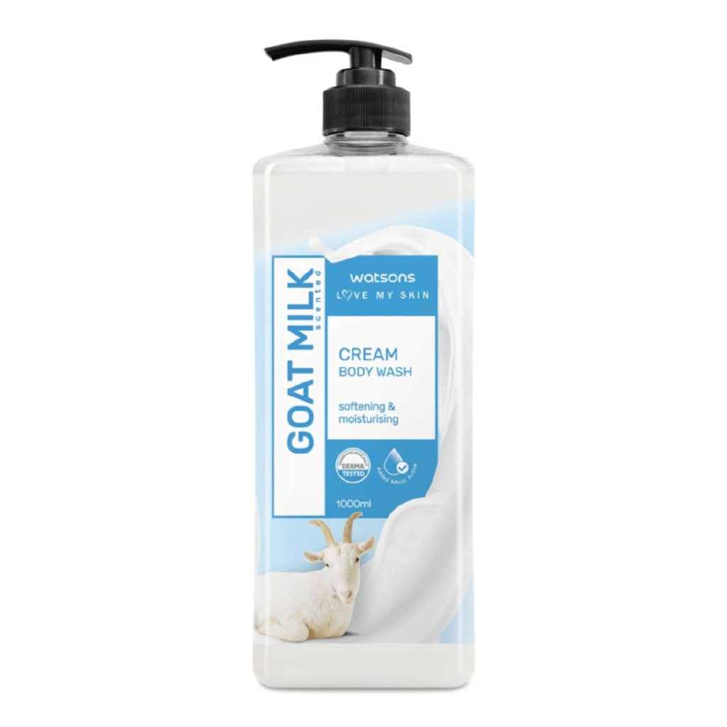 WATSONS Goat Milk Cream Body Wash 1000ml | Shopee Malaysia