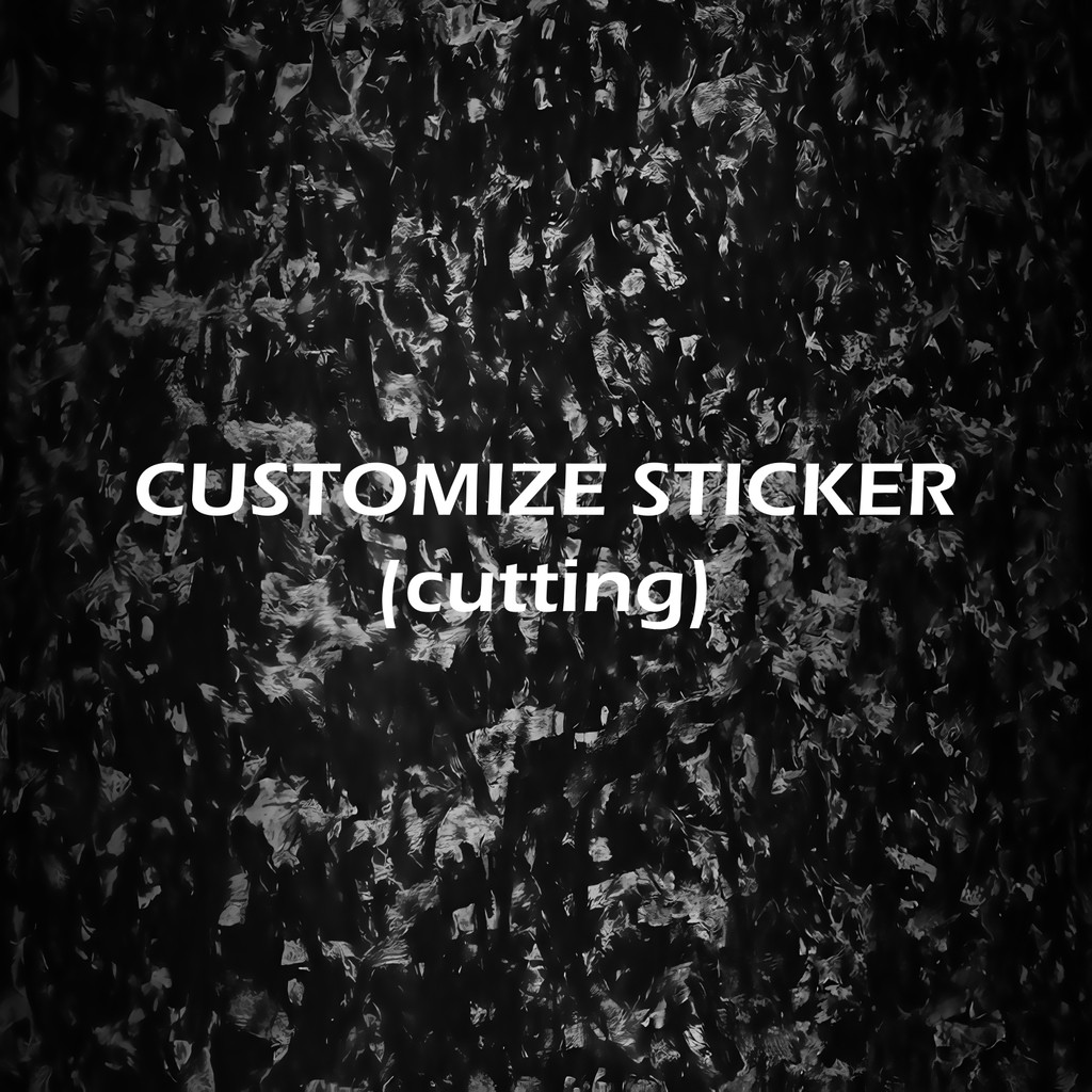🔥Customize sticker (cutting) Custom Sticker Potong 定制贴纸 | Shopee Malaysia
