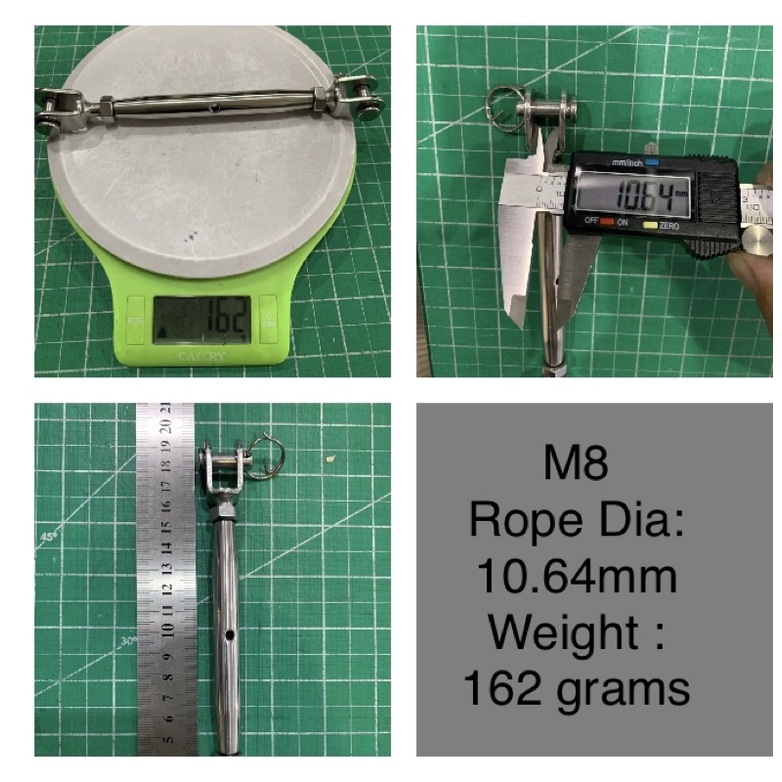 VSAFEMKT 304 316 stainless steel wire rope balustrade kit jaw closed ...