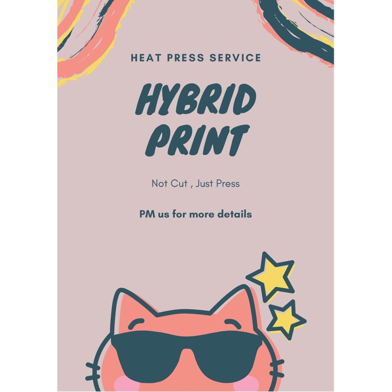 DTF / Hybrid Print / Printing Service / Heat Press Service / HD Print ...
