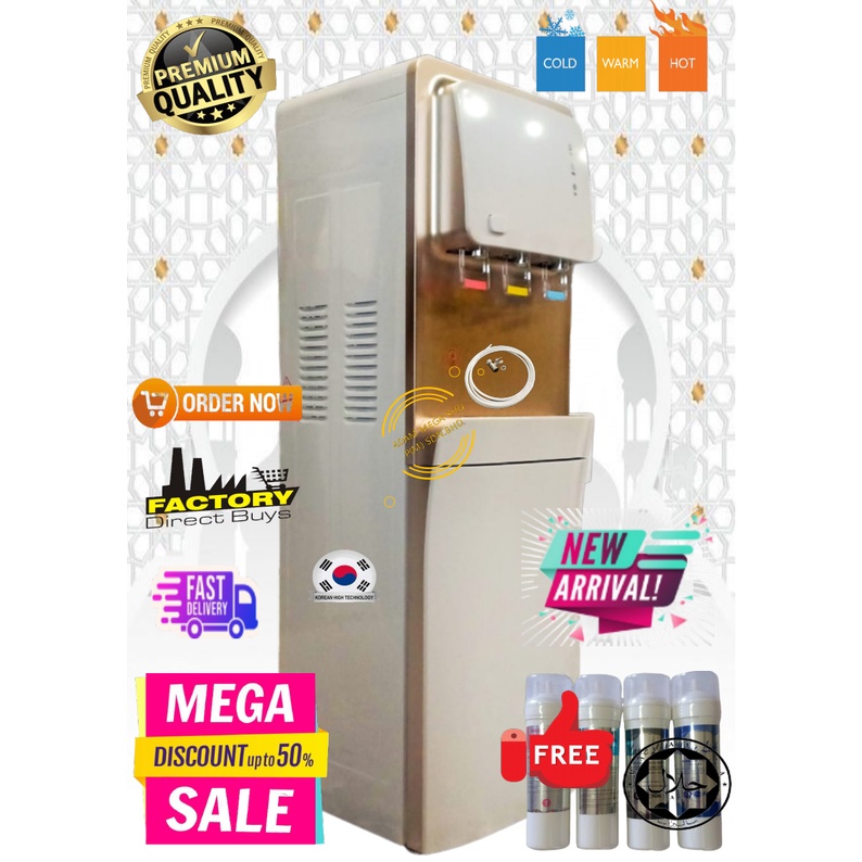 Penapis Air [HARGA KILANG] Water Dispenser HALAL WATER FILTER STANDING ...