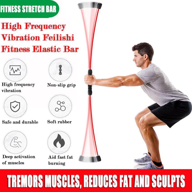 *NEW* 2.0 Aero Bar 18hz Flexi Bar Cardio Workout Stick Exercise ...