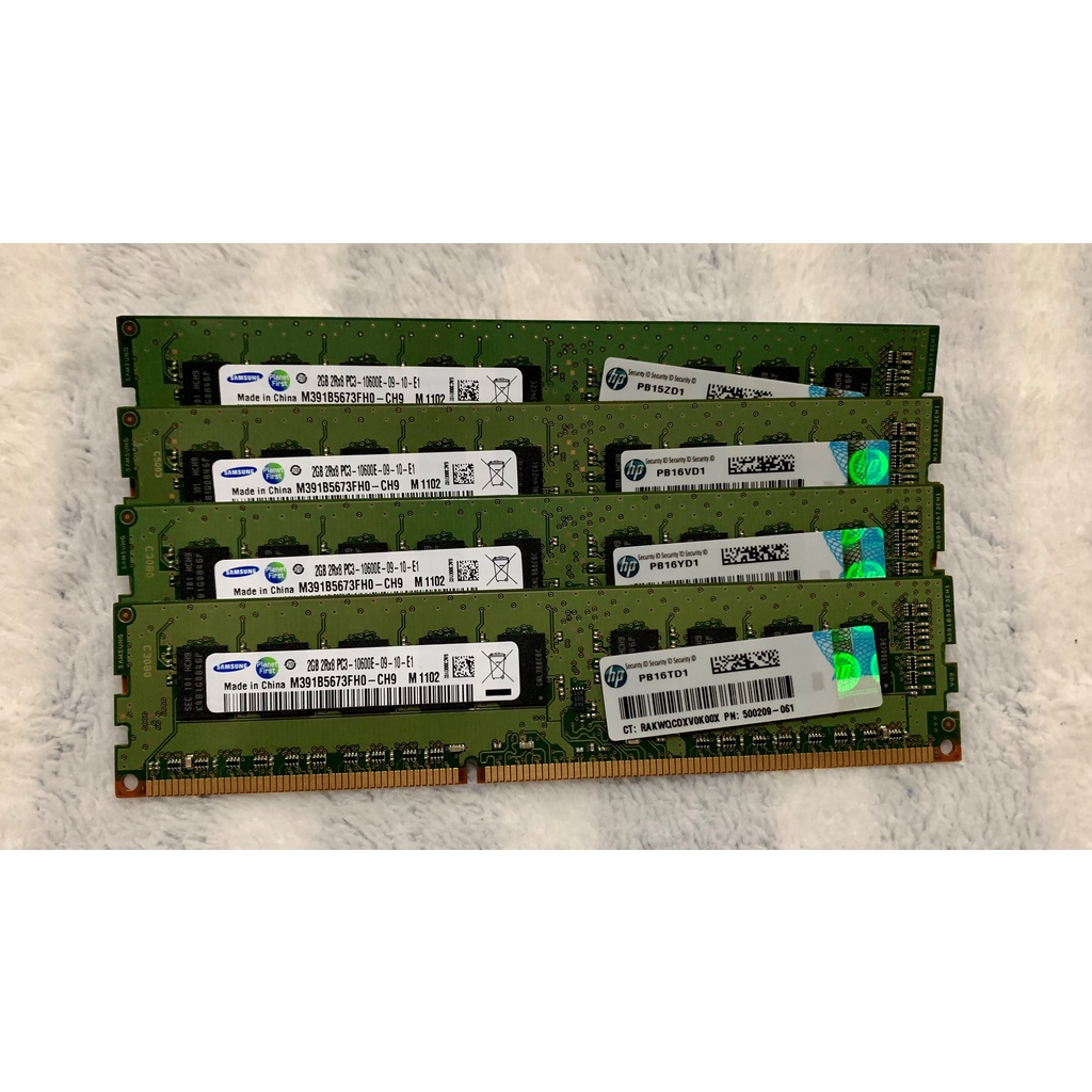 (Ready Stock) 2GB 4GB 8GB DDR3 PC3 PC3L ECC Unbuffered 10600E 12800E 14900E Server Workstation ...
