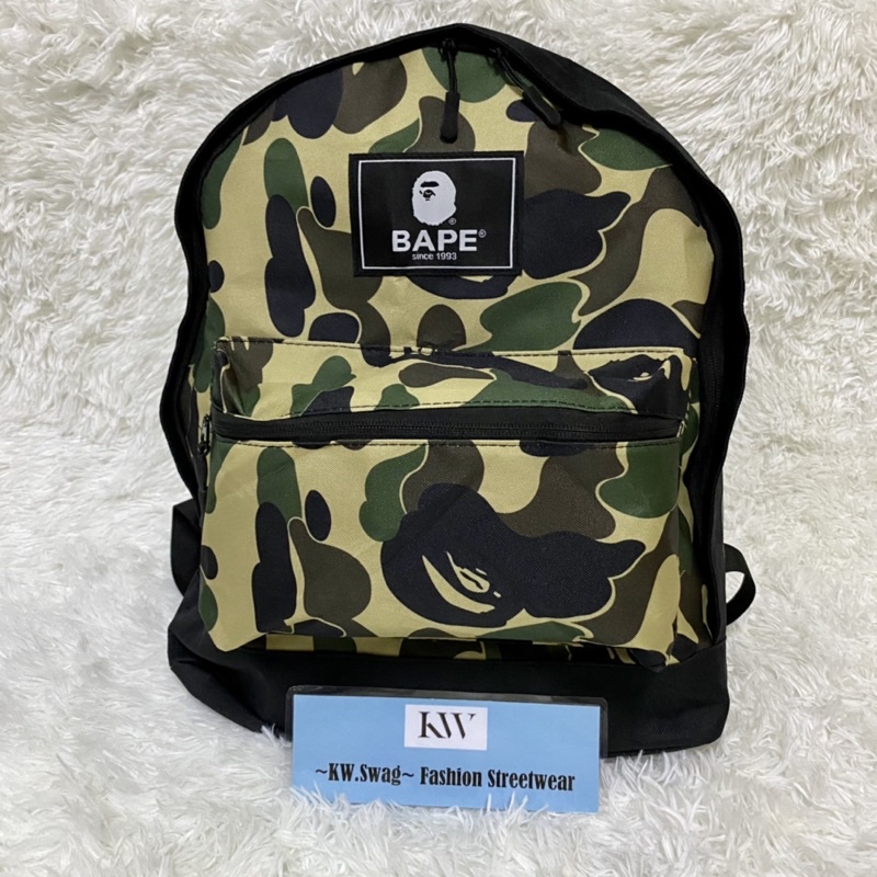Bape Backpack A Bathing Ape Bag Travel Vacation Bag Laptop Bag Backpack ...