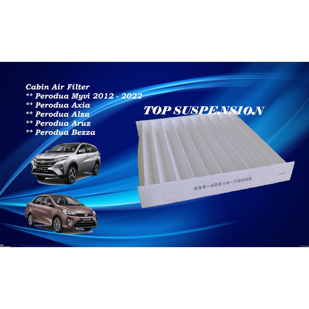 CABIN AIR FILTER PERODUA AXIA, ALZA, MYVI LAGI BEST, BEZZA | Shopee ...