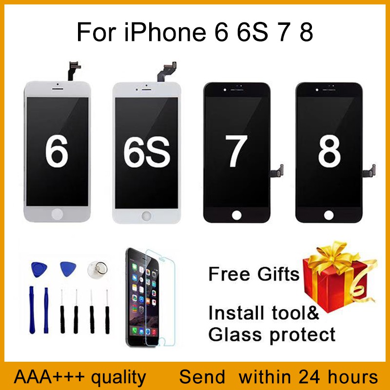 For iPhone 6 6Plus 6S 6SPlus 7 7Plus 8 8 Plus LCD Display Touch Screen Replacement | Shopee Malaysia