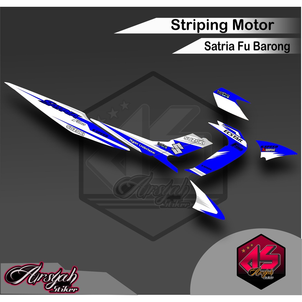Satria fu Barong Striping / satria Barong Striping / Old satria fu ...
