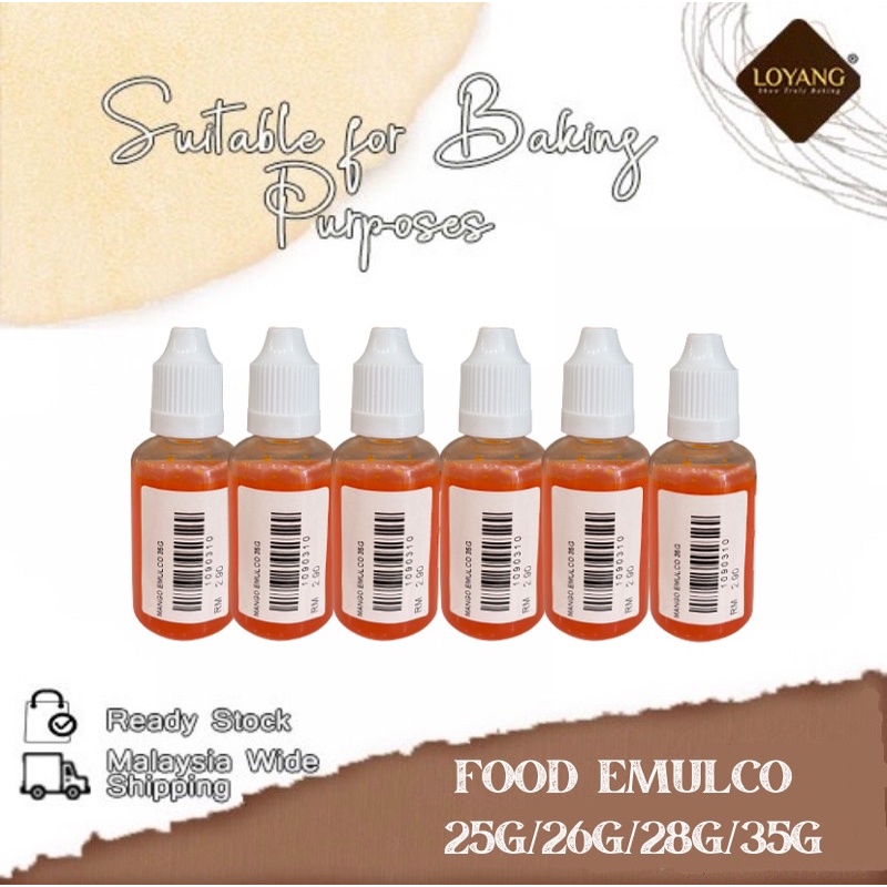 FOOD EMULCO / PERASA & PEWARNA MAKANAN | Shopee Malaysia