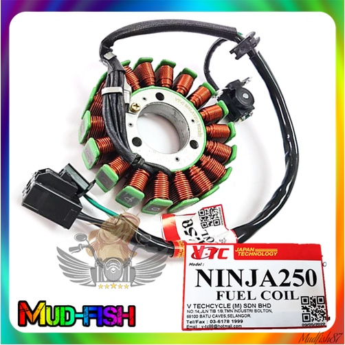 KAWASAKI NINJA250 STATOR COIL | FUEL COIL | MAGNET COIL NINJA (V-TEC ...