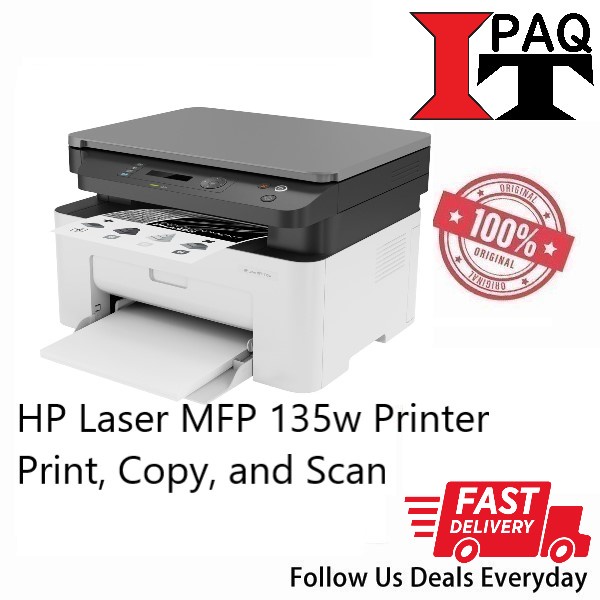 HP Laser MFP 135w Printer (Print, Copy, Scan , Wireless) | Shopee Malaysia