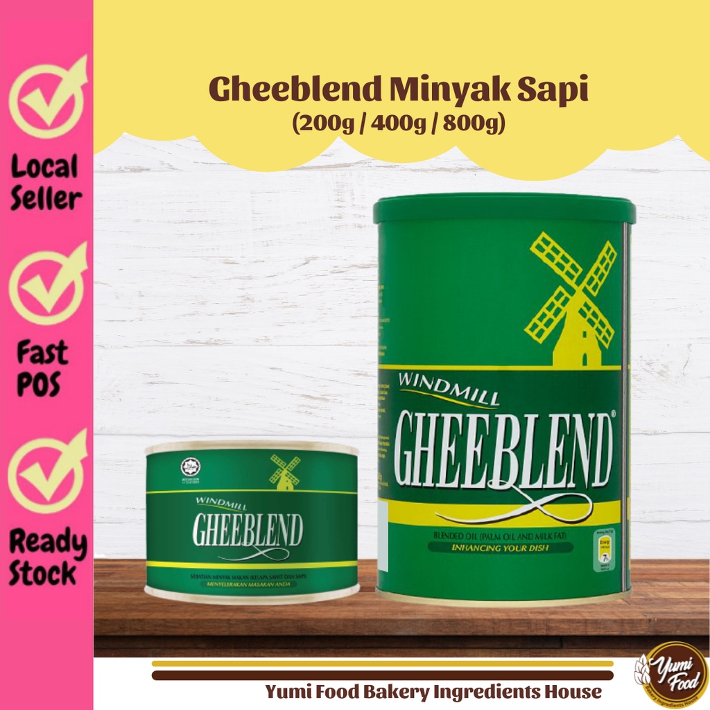 [READY STOCK] Windmill's Gheeblend Minyak Sapi / HALAL 200g 400g 800g ...