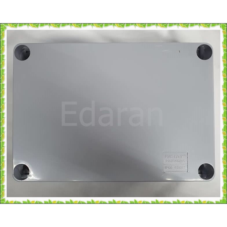 PVC LINK WEATHERPROOF ENCLOSURE BOX PEB 863 215MM X 150MM X 80MM GREY ...