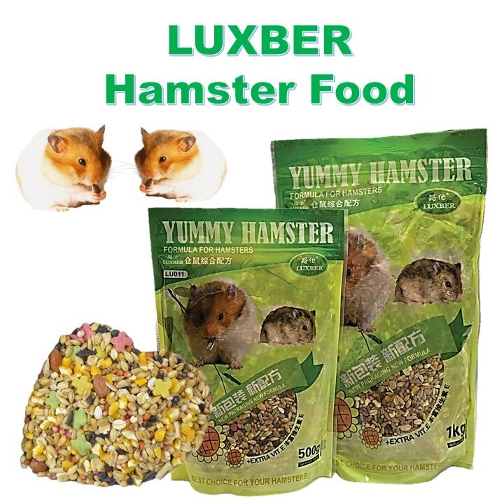 LUXBER Yummy Hamster Food (Makanan Hamster) (500g & 1 Kg) | Shopee Malaysia