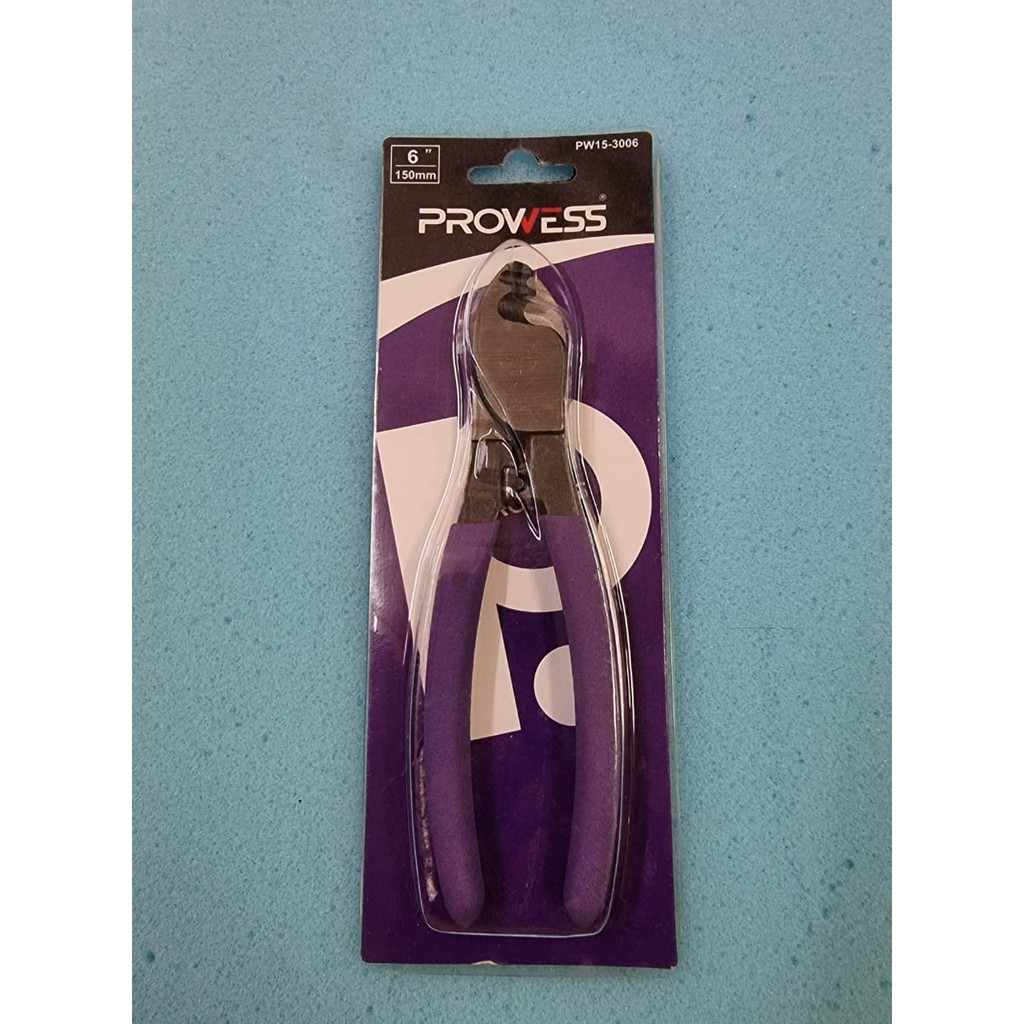 Prowess 6"(150mm) Cable Cutter Plier | Wire Cutter | Side Snip Flush ...