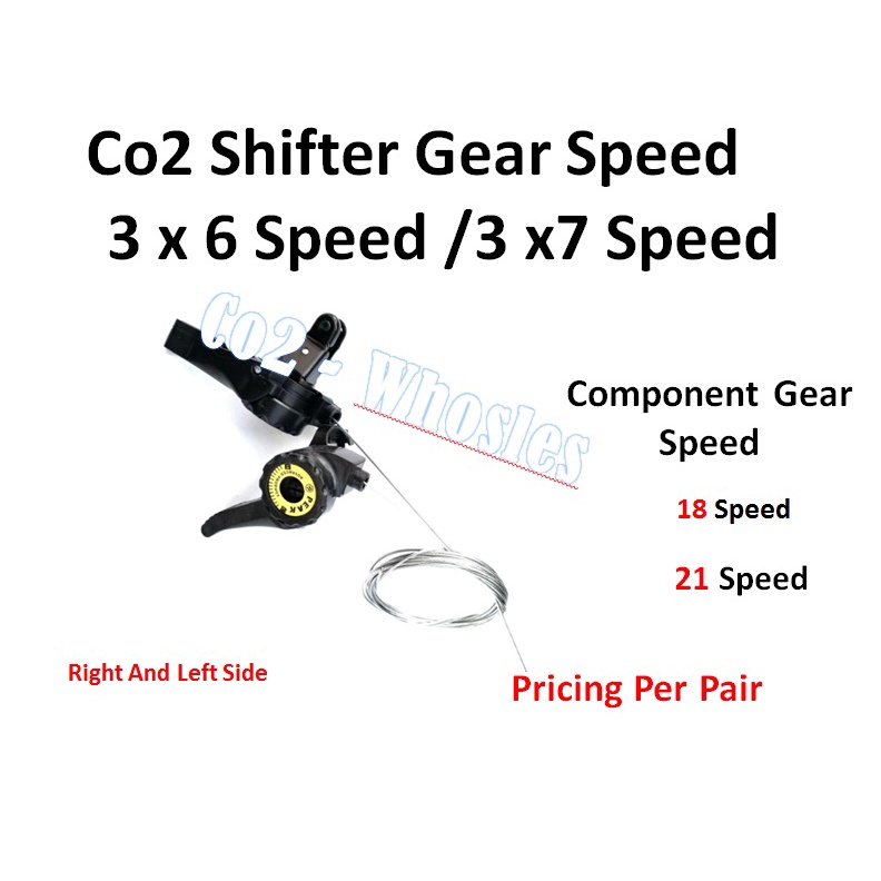 Co2 Shifter Gear Speed (18 Speed /21 Speed) | Shopee Malaysia