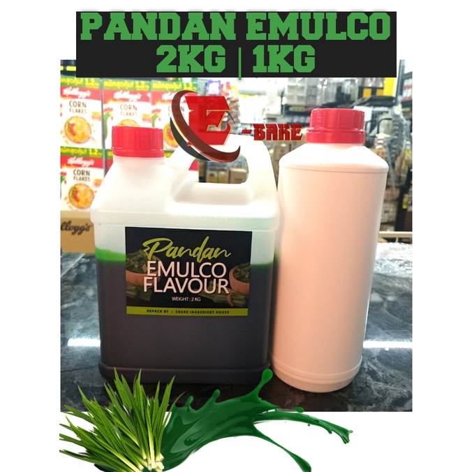 PANDAN EMULCO 2KG | 1KG | PERASA PANDAN BERWARNA 2KG | 1KG HALAL | Shopee Malaysia
