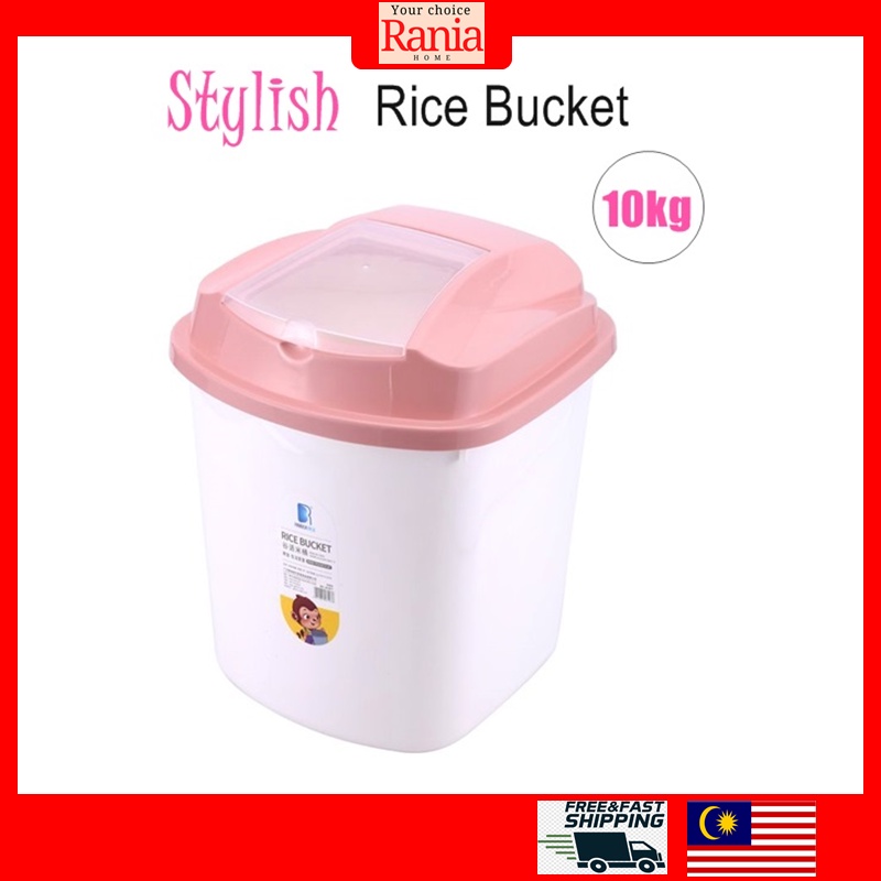 🇲🇾Bekas Beras 10 Kg Rice Dispenser Rice Storage Container Bekas Simpan ...
