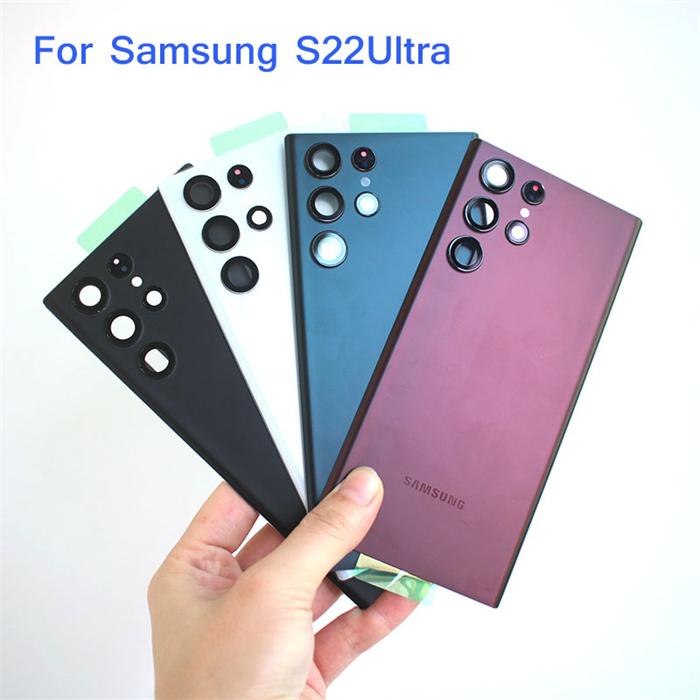 Samsung Galaxy S22 Ultra Battery Cover Rear Door Housing Case + Camera ...