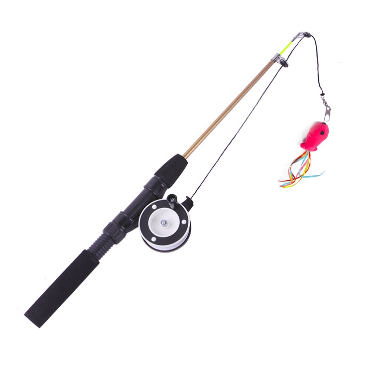[ Ready Stock ] Mainan Kucing Stik Pancing I Cat Toy Fishing Rod ...