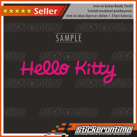Car Sticker Hello Kitty Mira Passo Boon Axia Myvi Alza Iriz Daihatsu ...