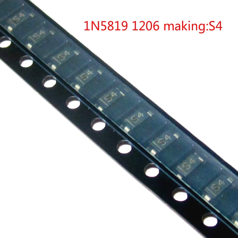 50pcs Schottky Diode SMD 1N5819 Making:S4 SOD123/1206 | Shopee Malaysia