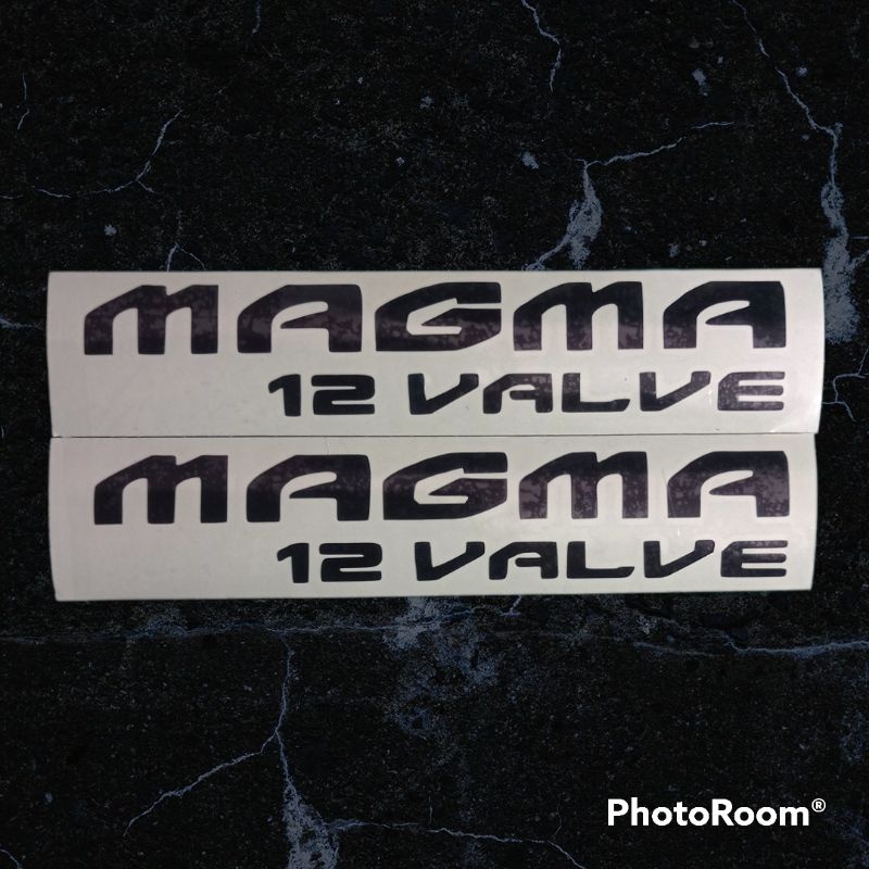 MAGMA 12VALVE Sticker / Car Decal Automotive Die-Cut Vinyl Sticker | Shopee Malaysia