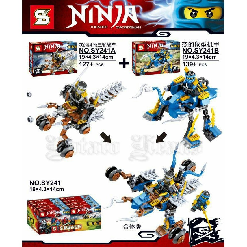 SY NINJAGO MECH SY241AB (LEGO COMPATIBLE) | Shopee Malaysia