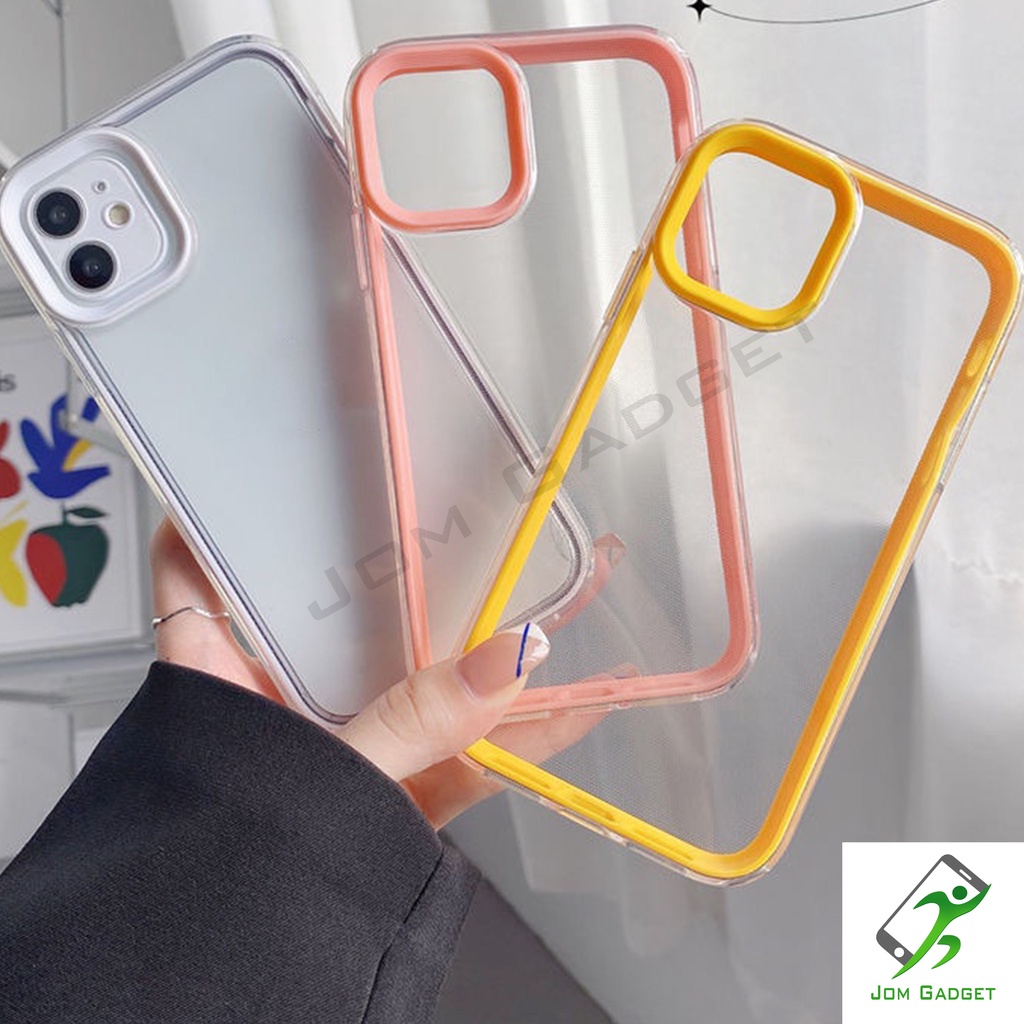 【CASING】For IP 7 7+ 8 8+ X XR XsMax 11 12 13 14 Pro Max Colourful Edge ...