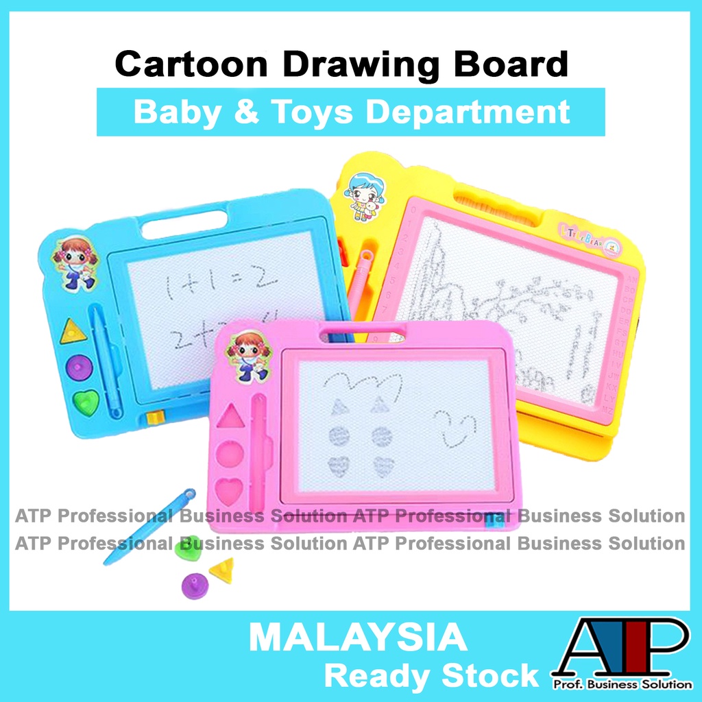 Toy🪅 Cartoon Magnetic Drawing Board Color Magnetic Writing Board Color ...
