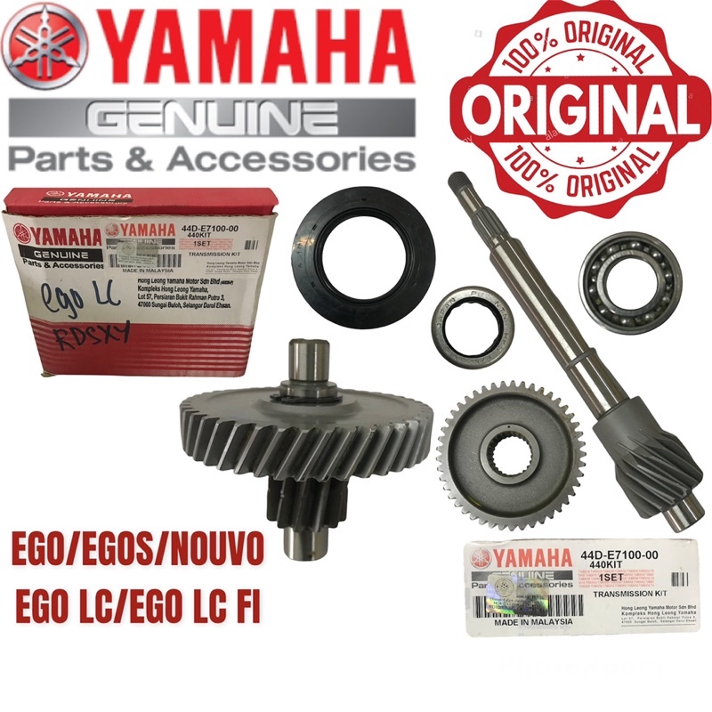 YAMAHA NEW EGO- LC/ EGOLC/ EGO LC (44D) 100% ORIGINAL TRANSMISSION KIT ...