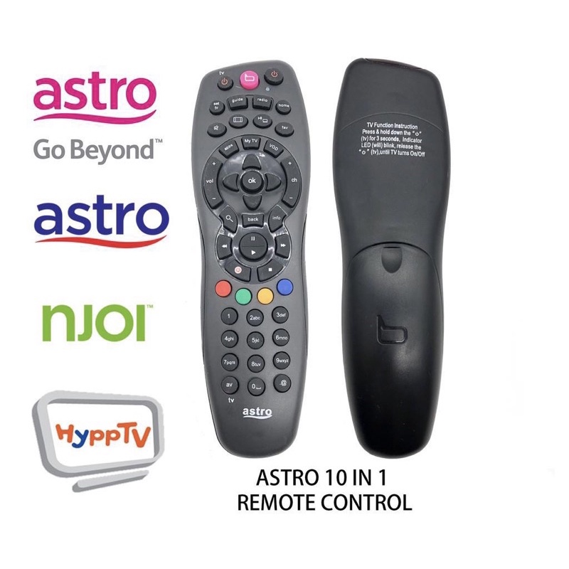 10 in 1 Astro PVR BEYOND NJOI URC-931000 Remote Control | Shopee Malaysia